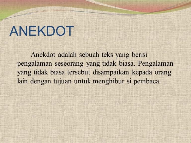 Contoh Teks Anekdot Lucu, dengan Pembahasan Strukturnya - GigihWeb